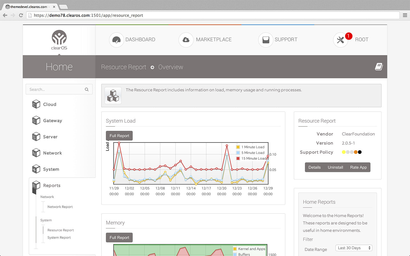 ClearOS Server Home - ClearCompanies